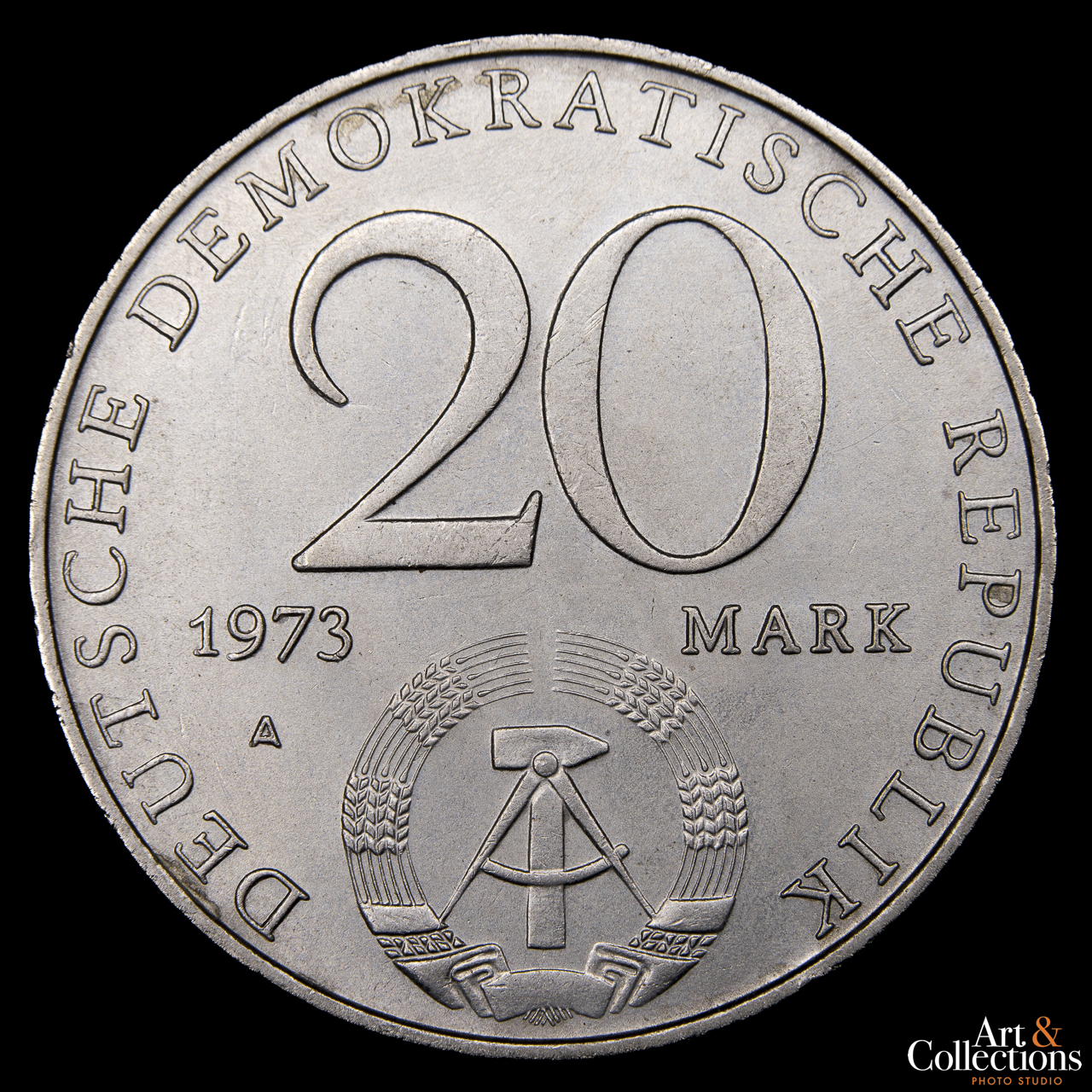Alemania Democrática 20 Marcos 1973 A - 70º Aniversario del Nacimiento ...